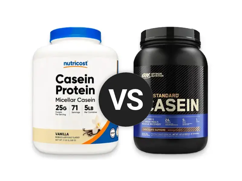 Nutricost Casein vs Optimum Casein | ProteinPowder.com