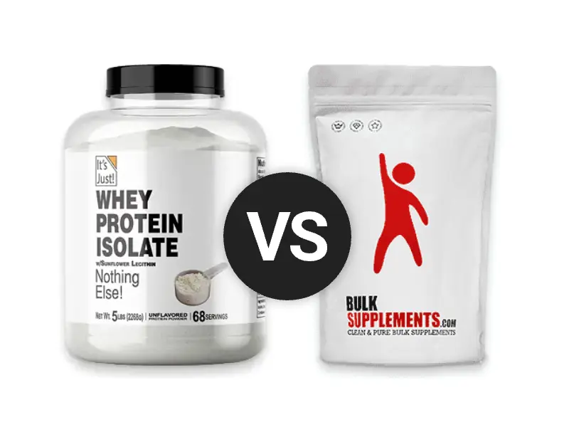 It's Just Isolate vs Bulk Supplements Isolate | ProteinPowder.com