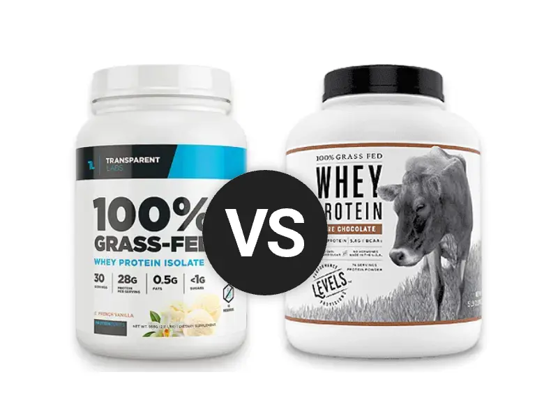 Transparent Labs Whey vs Levels Whey | ProteinPowder.com