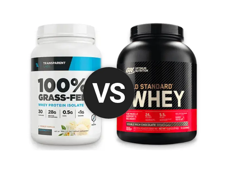 Transparent Labs Whey vs Optimum Gold Standard Whey | ProteinPowder.com