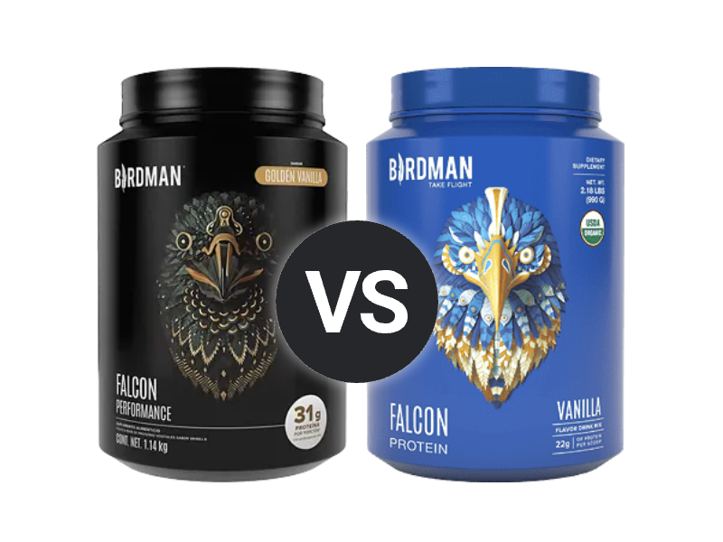 Birdman Falcon Performance vs Birdman Falcon Protein