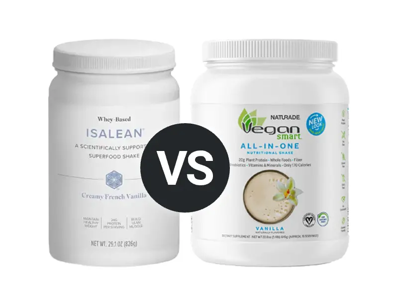 Isagenix Isalean vs Naturade VeganSmart | ProteinPowder.com