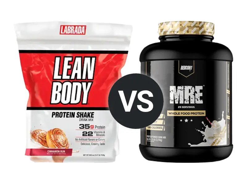 Labrada Lean vs Redcon1 MRE | ProteinPowder.com