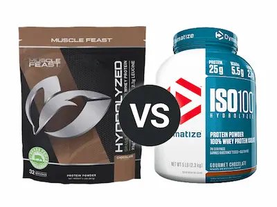 Muscle Feast Hydro vs Dymatize ISO 100 | ProteinPowder.com
